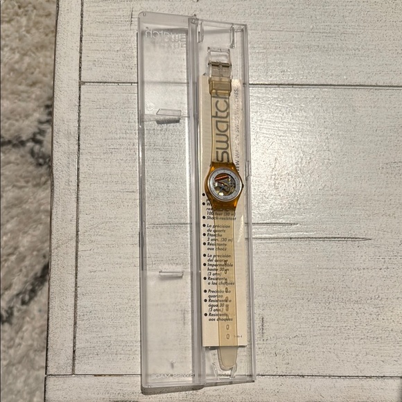 Swatch | Accessories | Original Swatch Jelly Watch Clear Small | Poshmark